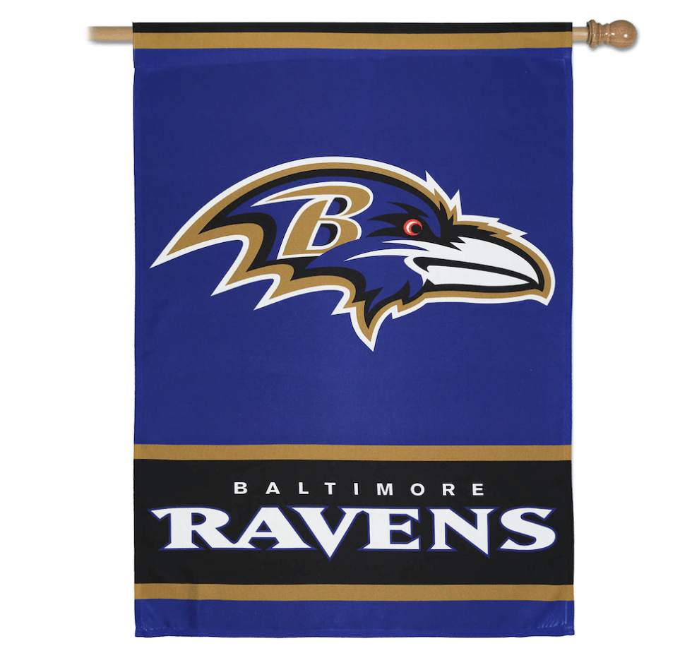 Baltimore Ravens Vertical 28'' x 40'' Flag | Poor Boys Sports