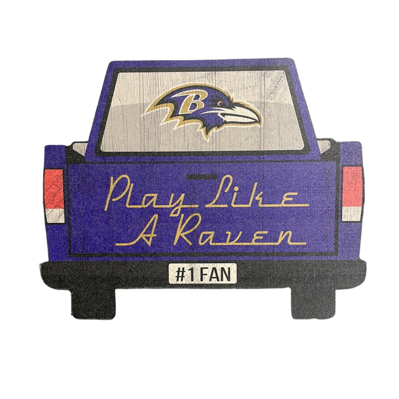 Baltimore Ravens Car House Sign | Poor Boys Sports