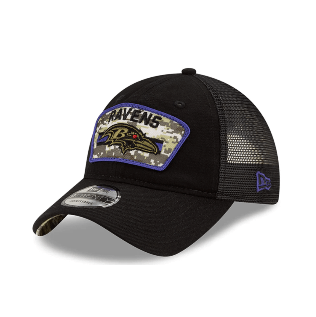 Baltimore Ravens Men’s 2021 Salute the service Adjustable Hat | Poor ...